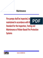 NFPA 25, Chapter 8 | PDF | Pump | Valve