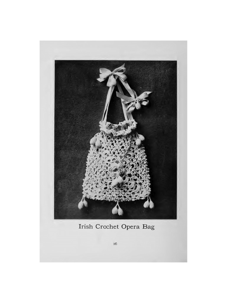 Irish Crochet Opera Bag | PDF