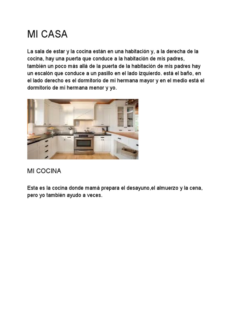 MI CASA - Spanish Project | PDF