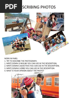 GCSE Spanish Photo Description Guide | PDF