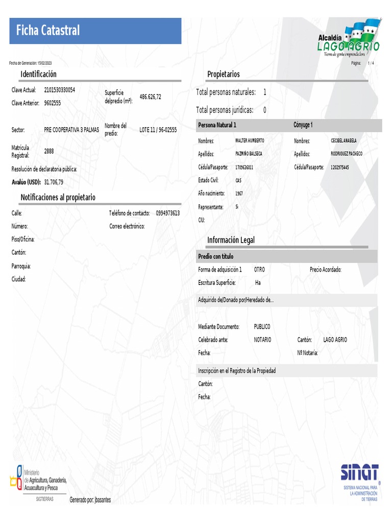 ficha_catastral_2101530330054_2023_02_15_12_02 | PDF