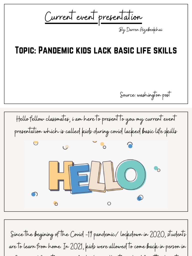 Current Event Presentation | PDF