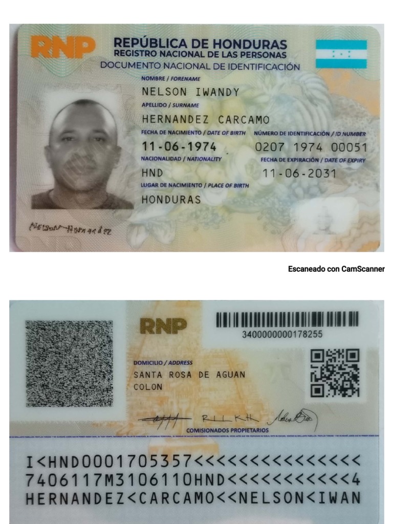 Cedula Nelson Hernández | PDF