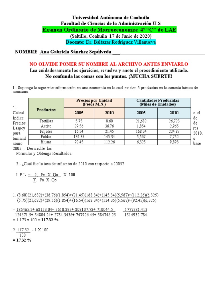 Sanchez Sepulveda Ana Gabriela Lae 4C Macroeconomia Ordinario | PDF Sanchez Sepulveda Ana Gabriela Lae 4C Macroeconomia Ordinario | PDF