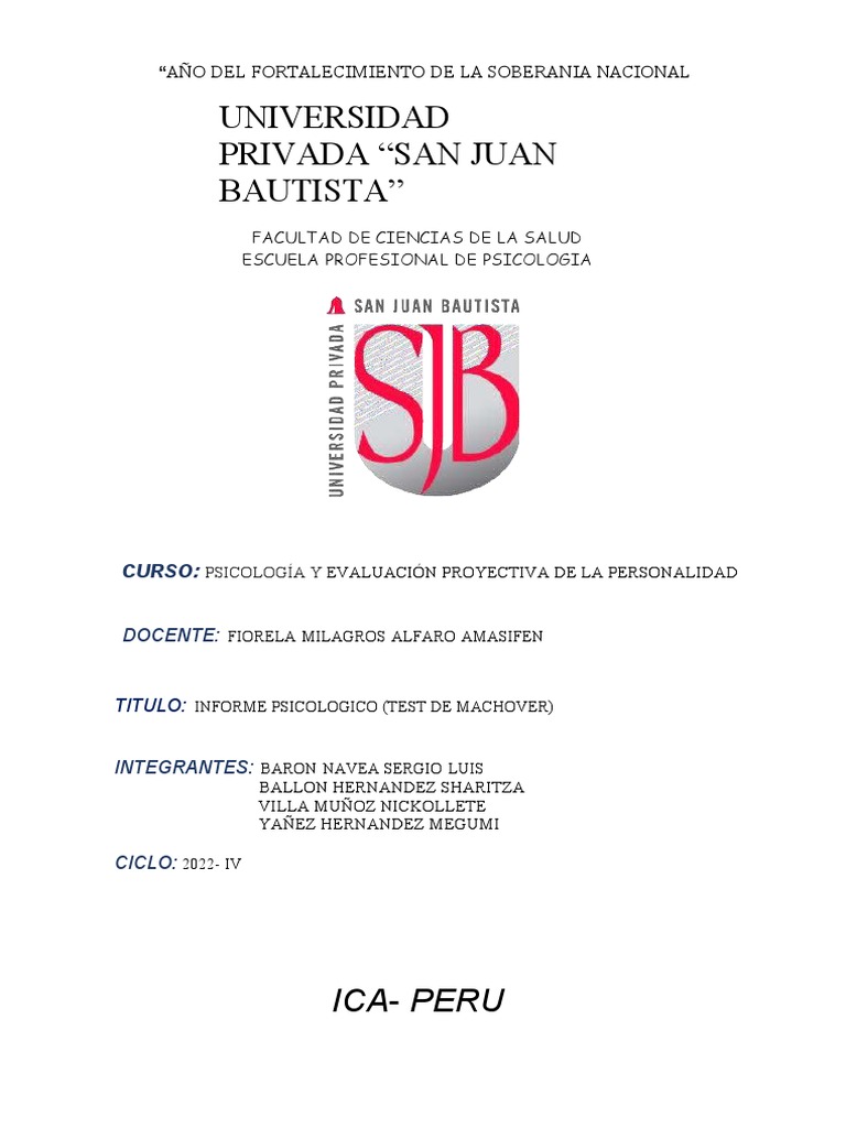 Informe - Machover | PDF