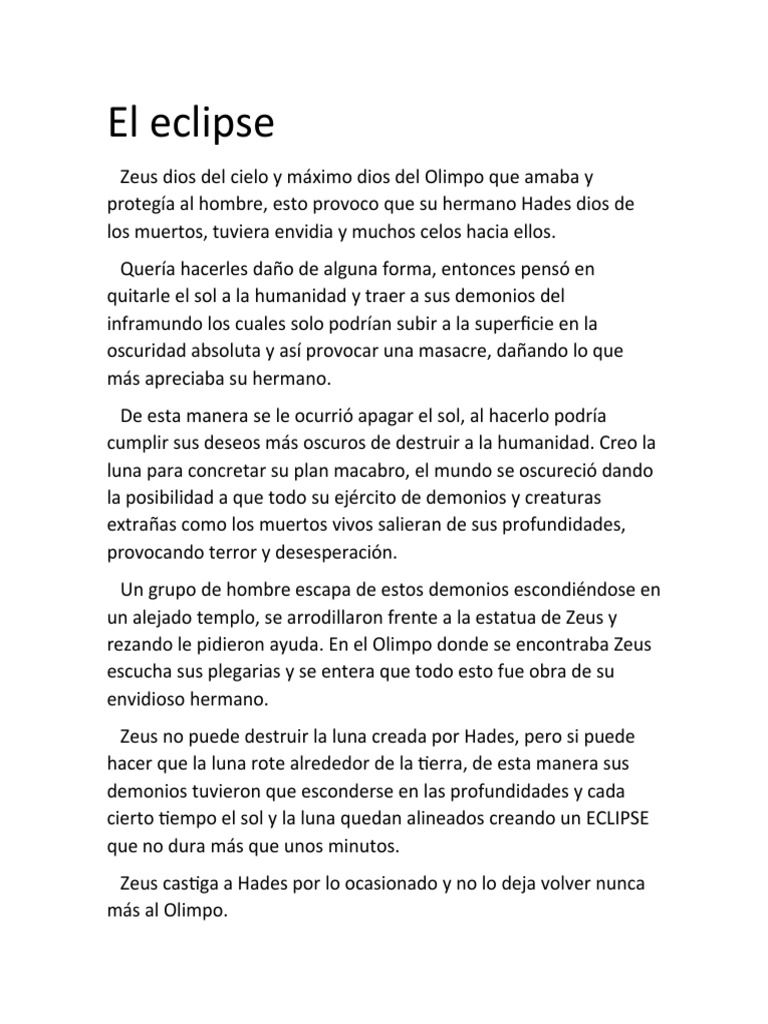 El Eclipse | PDF