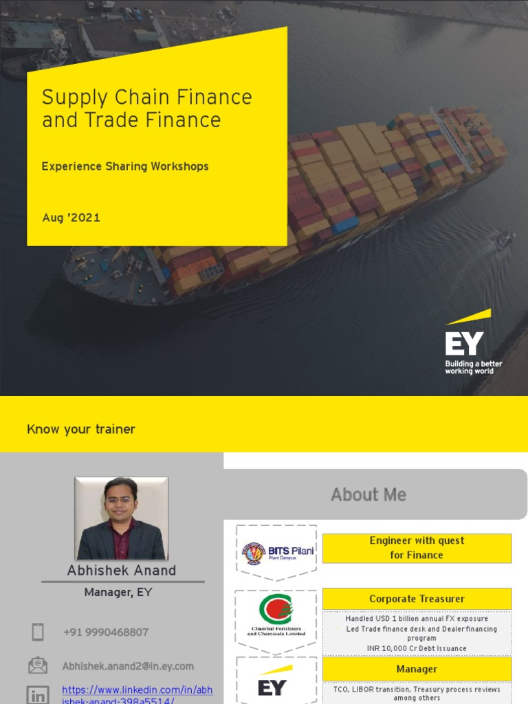 Supply Chain Finance Workshop Insights | PDF | Factoring (Finance) | Discounting