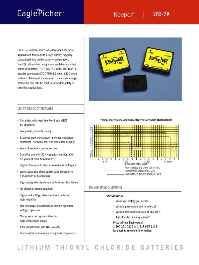Datasheet LTC-7P | PDF