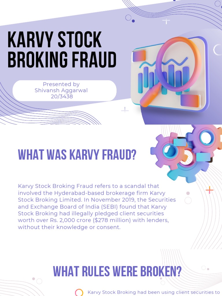 Karvy Stock Broking Fraud Scandal | PDF | Securities (Finance) | Audit