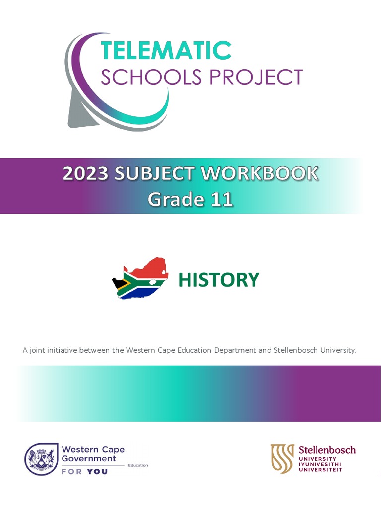 Grade 11 History Workbook 2023 | PDF