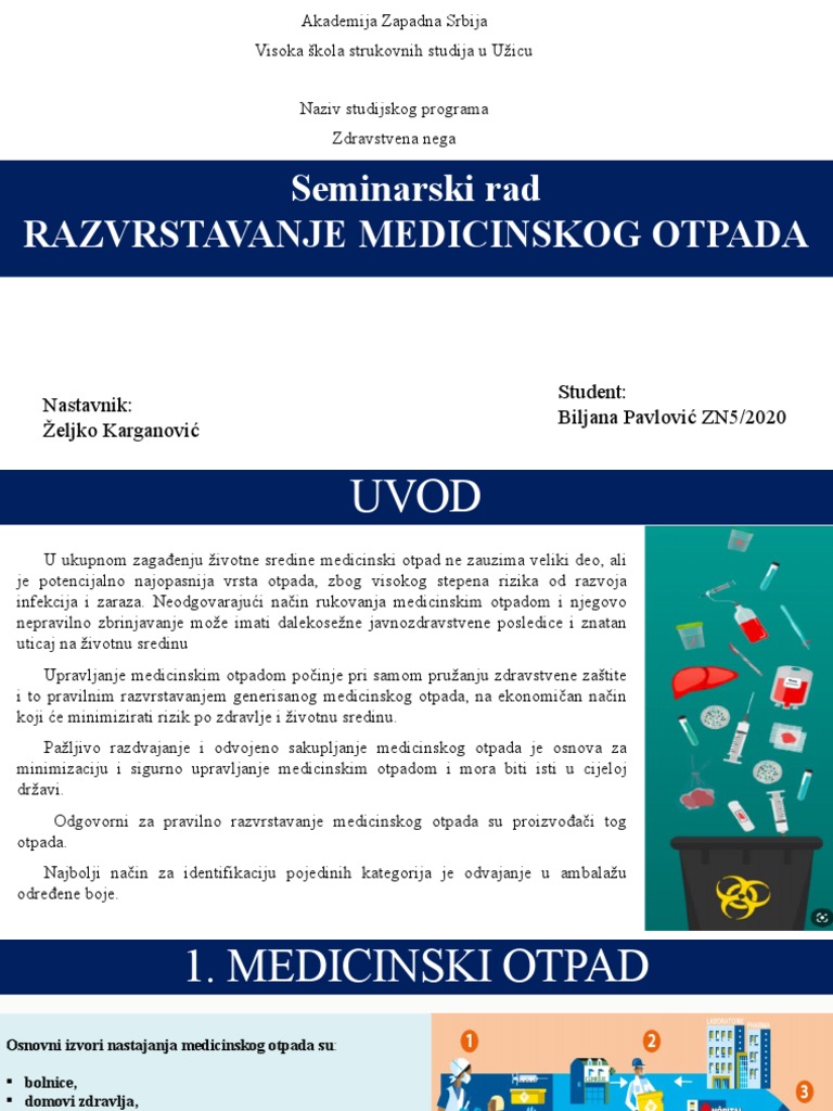 Razvrstavanje Otpada | PDF