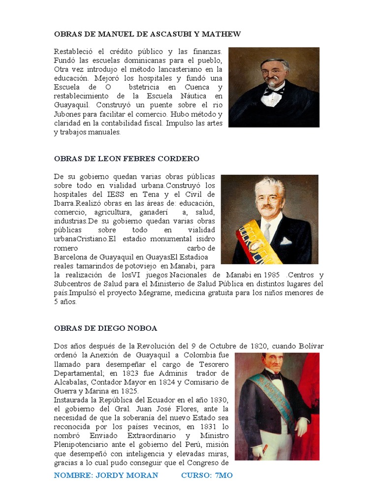 Obras de Manuel de Ascasubi y Mathew | PDF