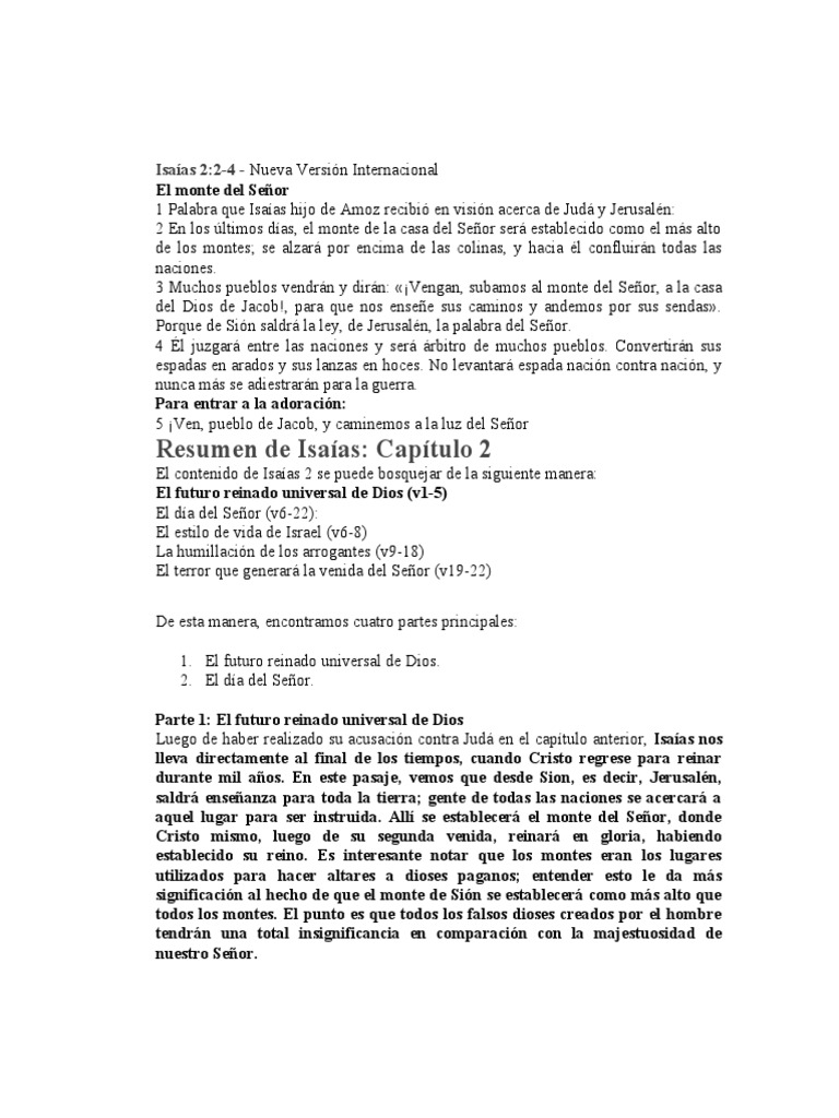Isaías 2 | PDF | Jesús | Isaias
