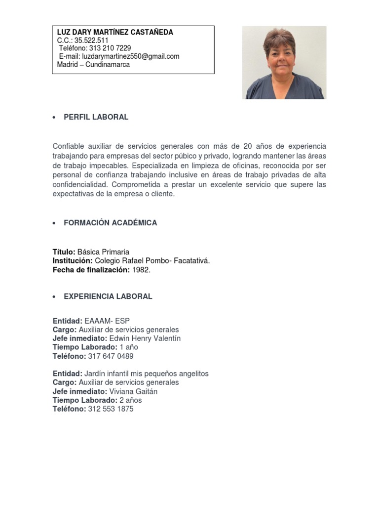 Luz Dary | PDF
