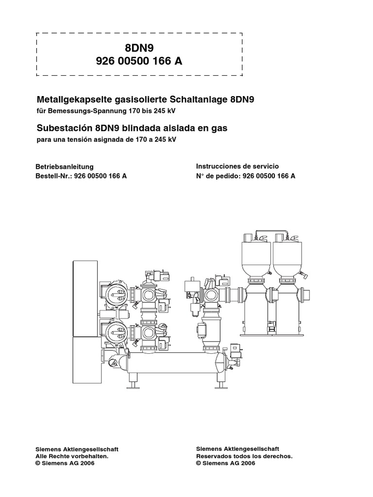 Manual 8DN9 GIS | PDF