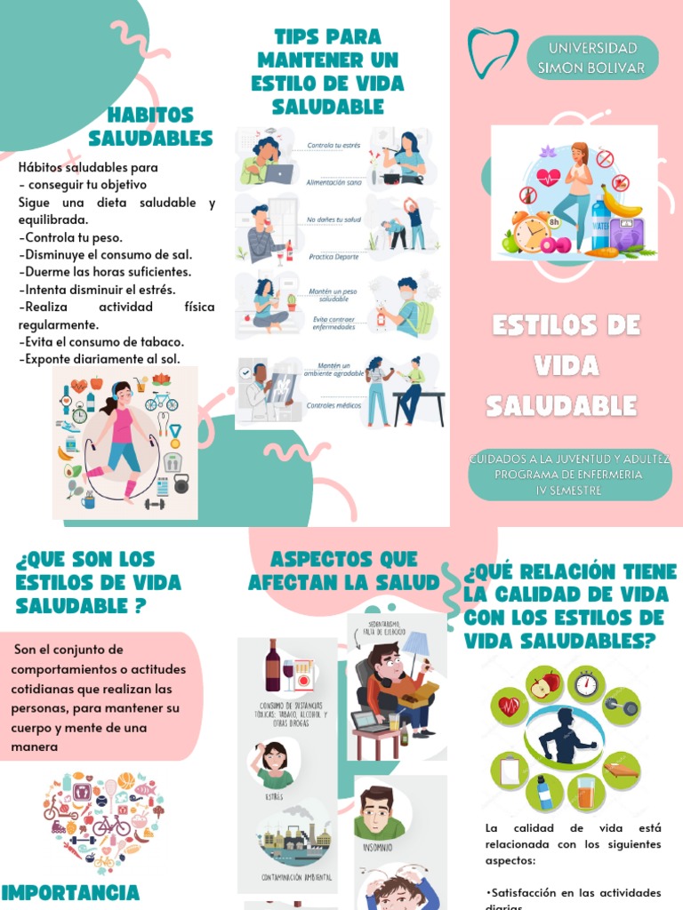 FOLLETO ESTILO DE VIDA SALUDABLE (5) | PDF