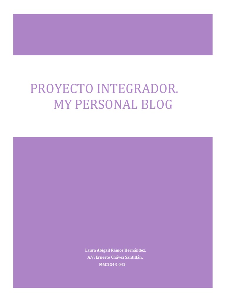 Proyecto Integrador Modulo 6 | PDF | Idioma en Inglés