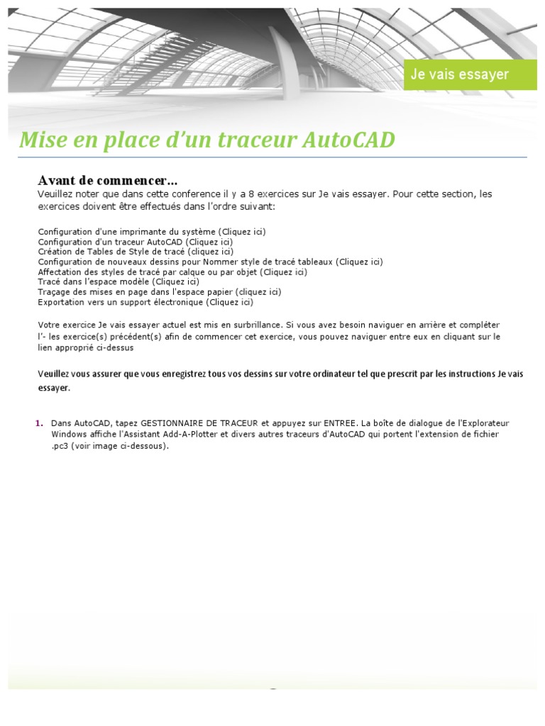 Setting Up An Autocad Plotter | PDF | AutoCAD | Imprimante (Informatique)