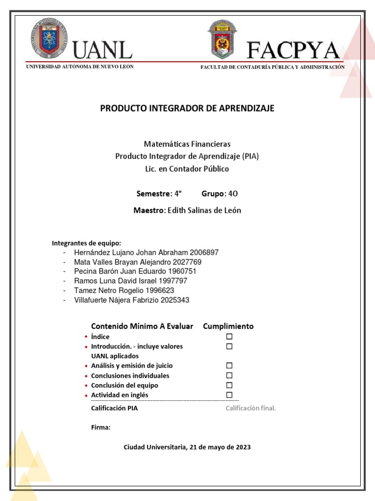 Pia Matfin | PDF | Ley de fideicomiso | Economias