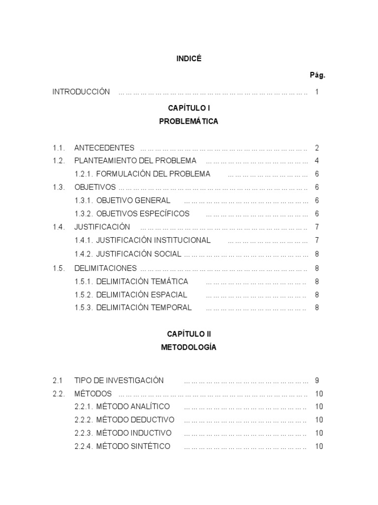 Estructura Trabajo de Investigacion | PDF | Metodología | Science