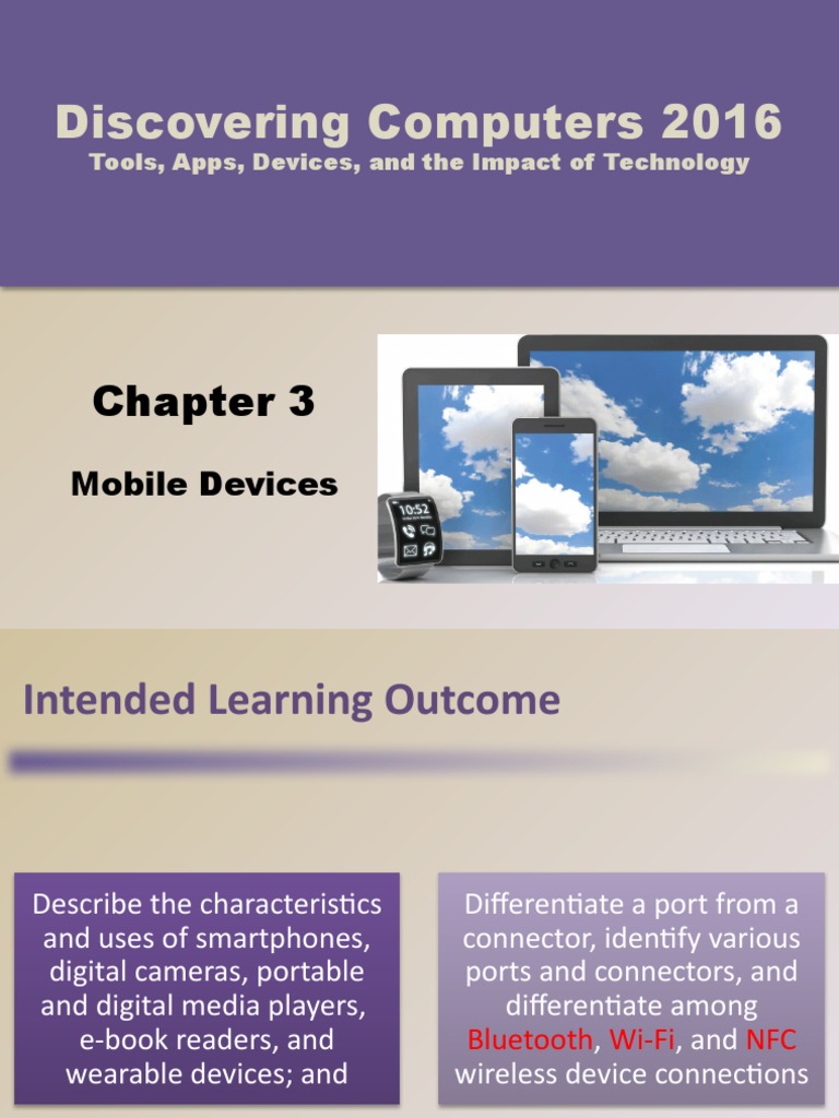 Midterm 3 - Computers and Mobile Devices | PDF | Mobile Device | Smartphone