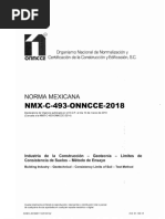 NMX-C-083-ONNCCE-2014 Resistencia A La Compresión de Cilindros PDF | PDF