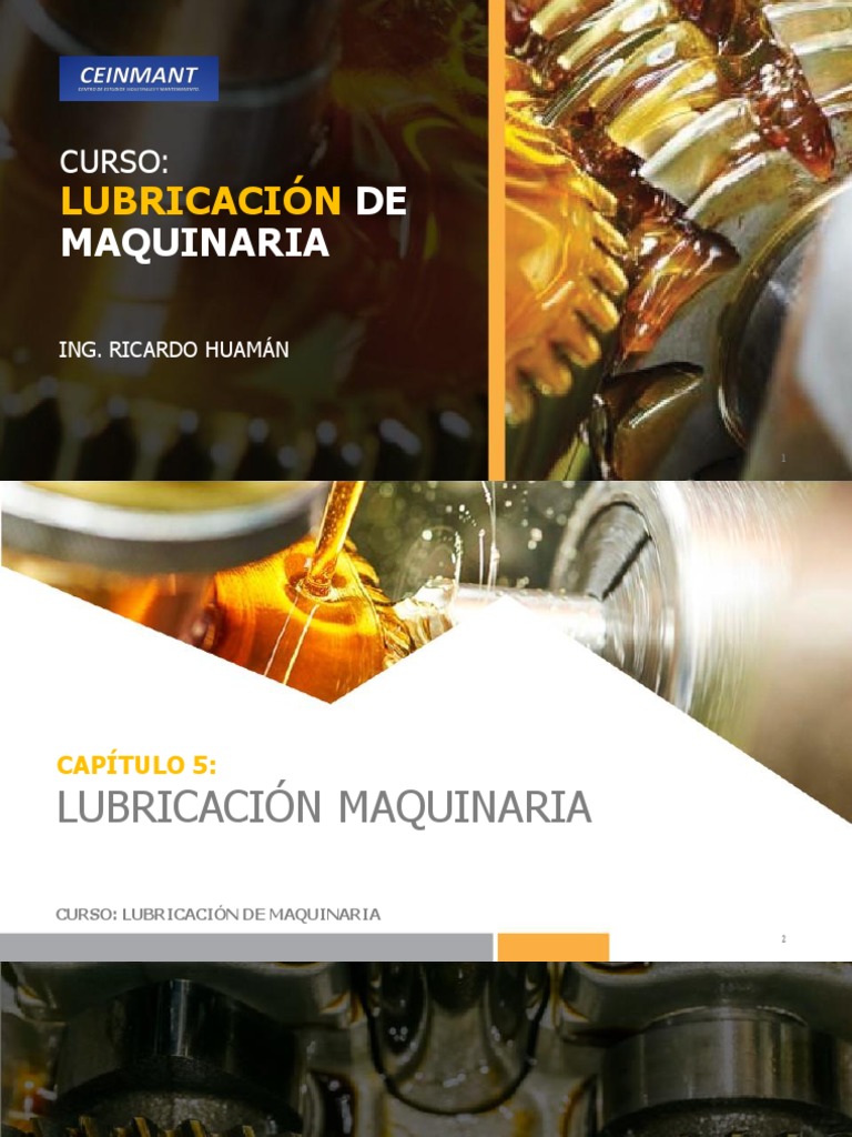Cap 5 Lubricacion de Maquinaria | PDF