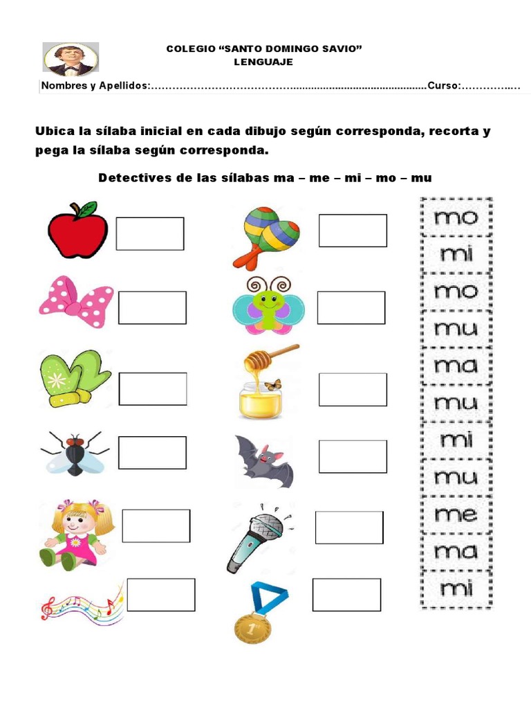 1 A LENGUAJE Letra M - M Practicas | PDF