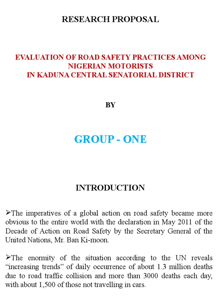 Group One PP - Research Proposal | PDF