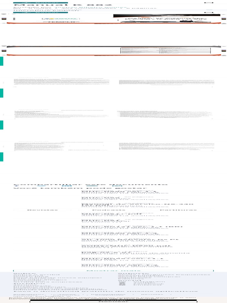 Manual K 882 PDF Sem Fio Rede Elétrica 2 | PDF