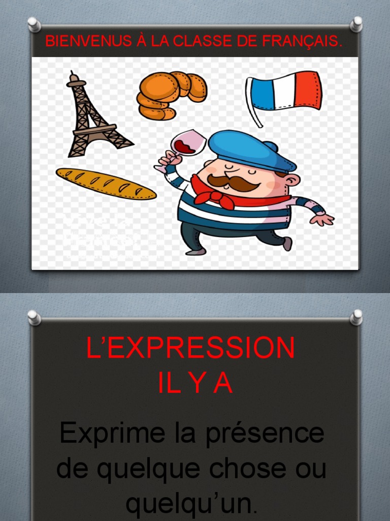 L'expression Il y A Et Il N'y A Pas de | PDF
