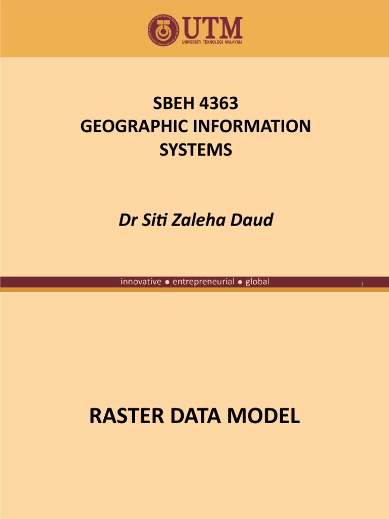 SBEH4363 - K5 Raster Data Model | PDF