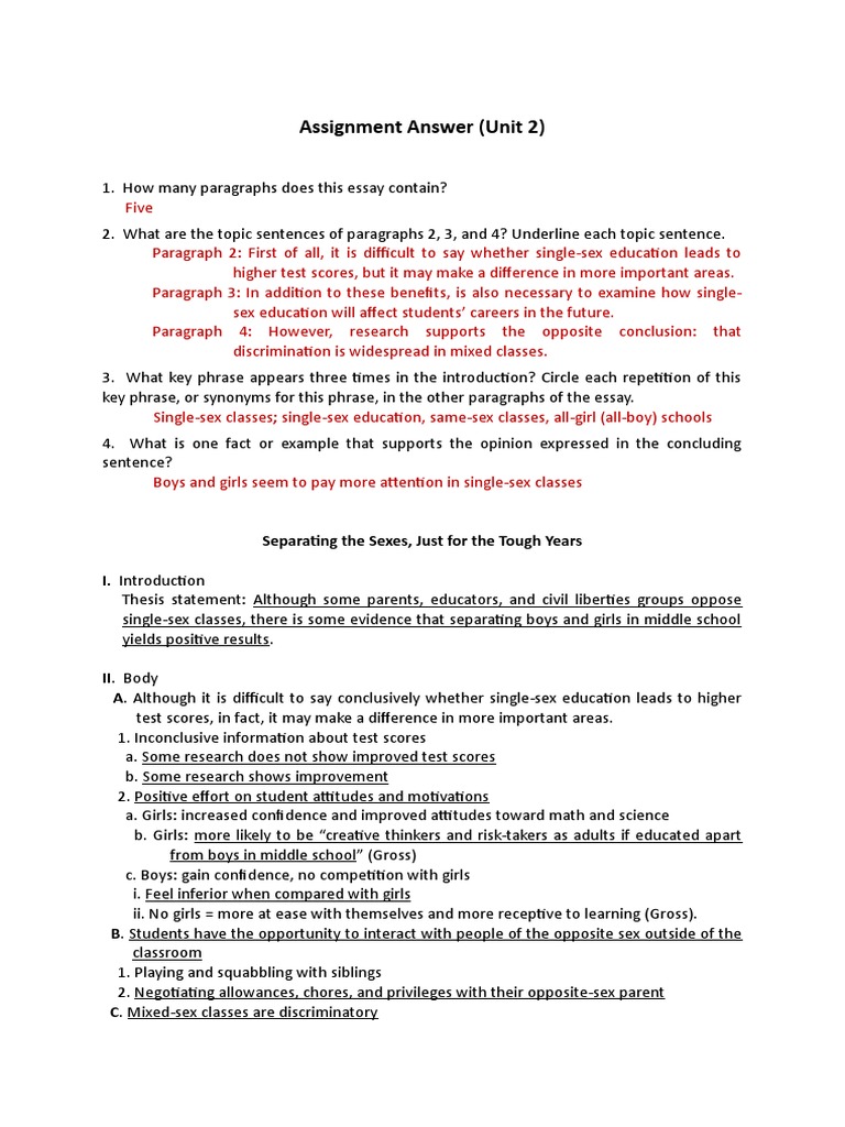 Assignment Answer (Unit 3) | PDF | Cognition