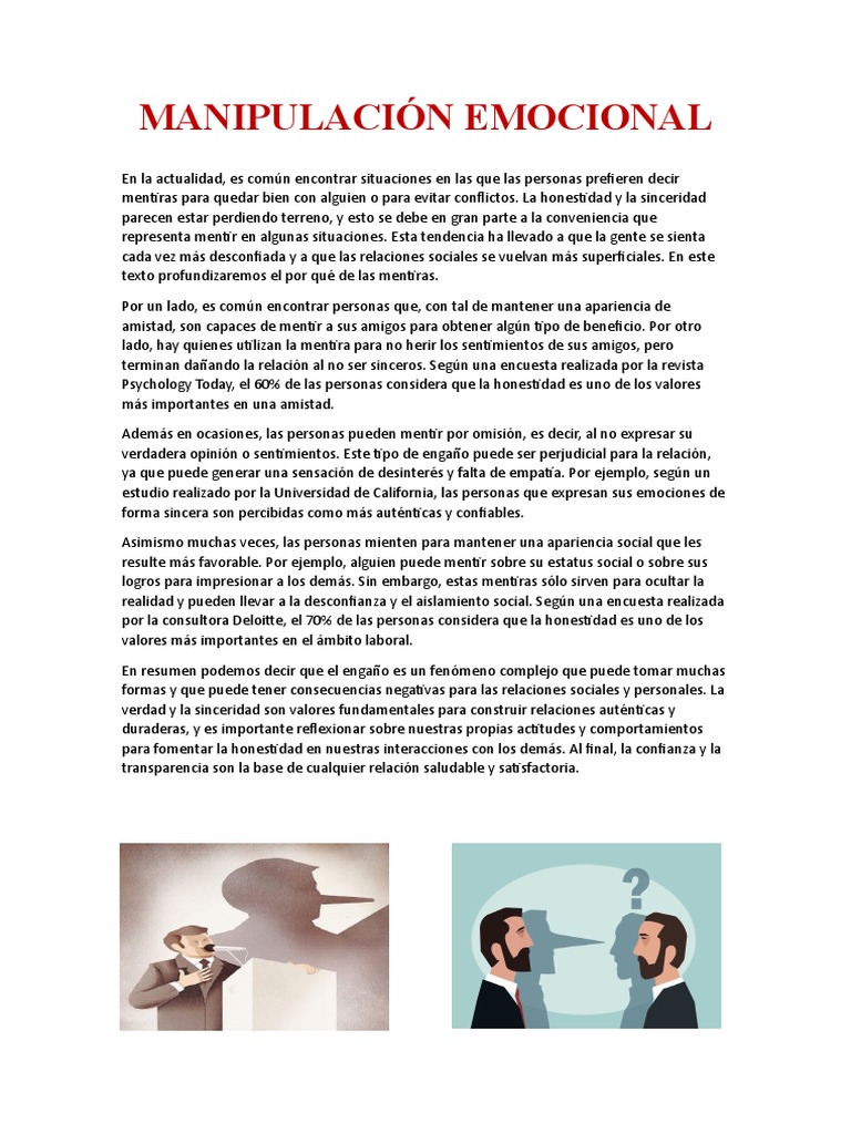 Manipulación Emocional | PDF