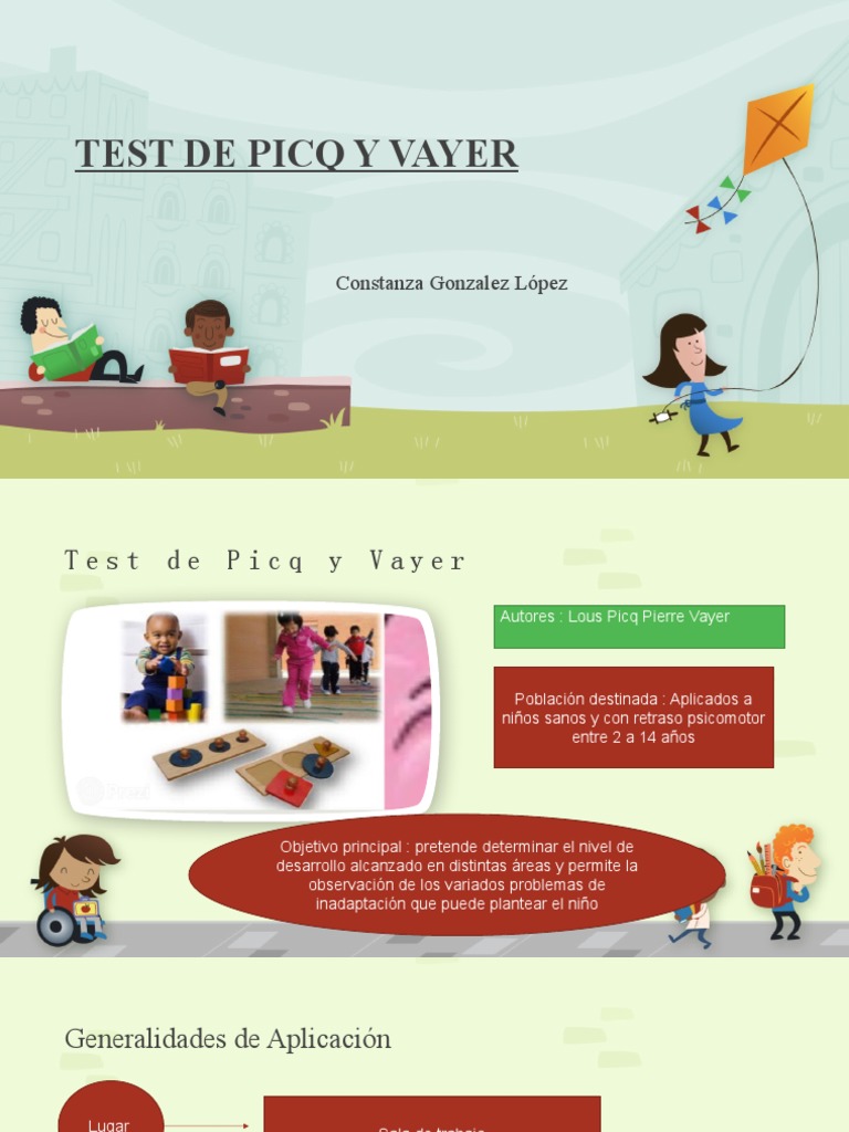 Test de Picq y Vayer | PDF