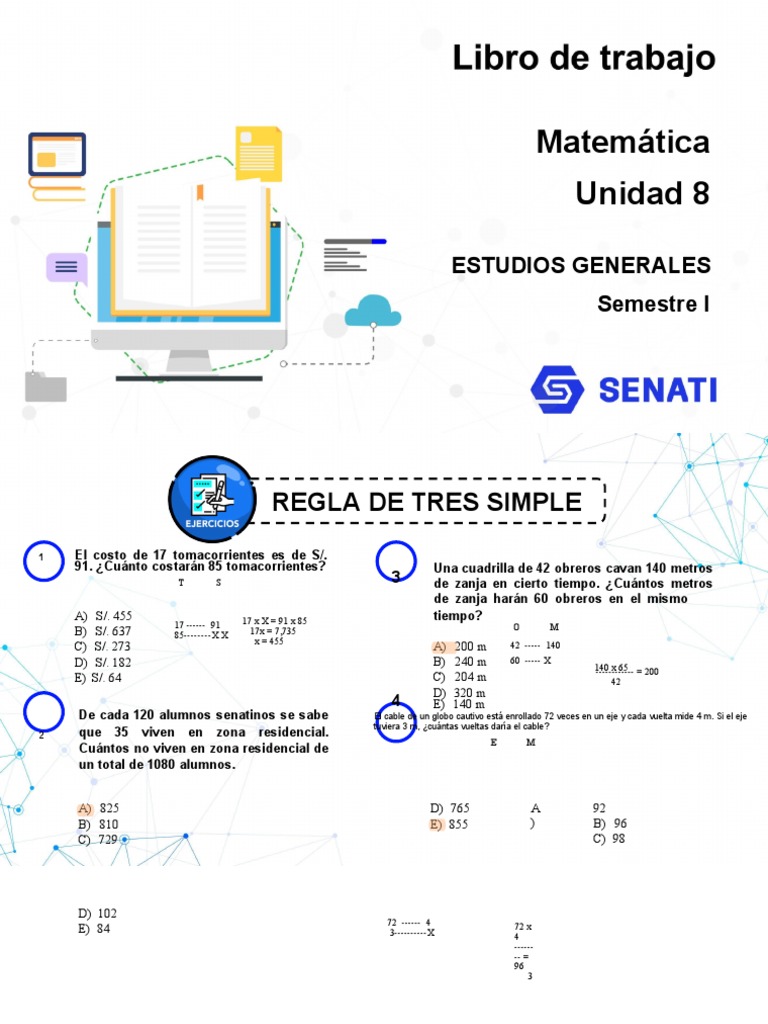 Unidad 08 Regla de Trabajo de Mates.2 | PDF