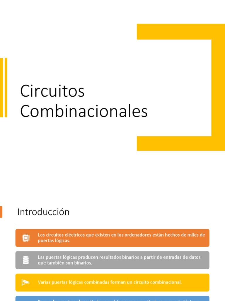 Circuitos Combinacionales | PDF | Métodos y materiales de enseñanza