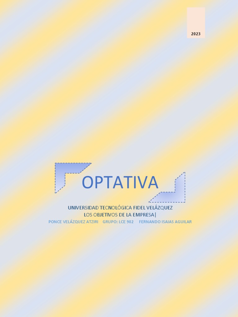 Optativa T4 | PDF | Planificación