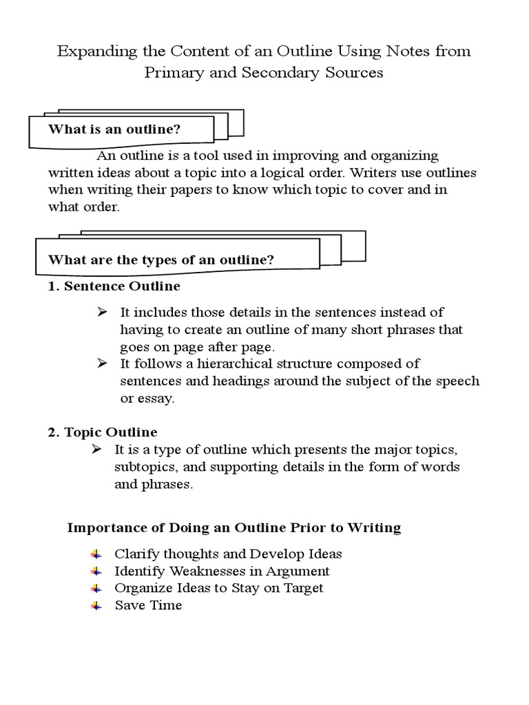 Expanding The Content of An Outline | PDF