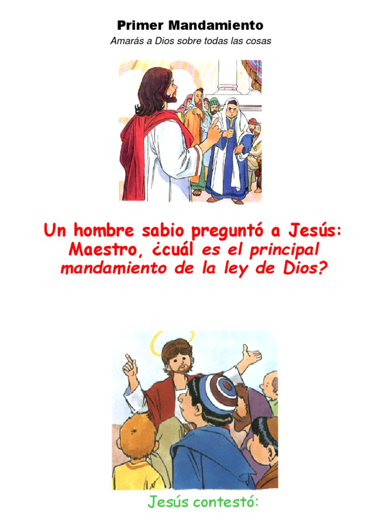 Primer Mandamiento | PDF | Religión y espiritualidad