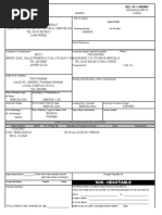 Congen Bil | PDF | Bill Of Lading | Cargo
