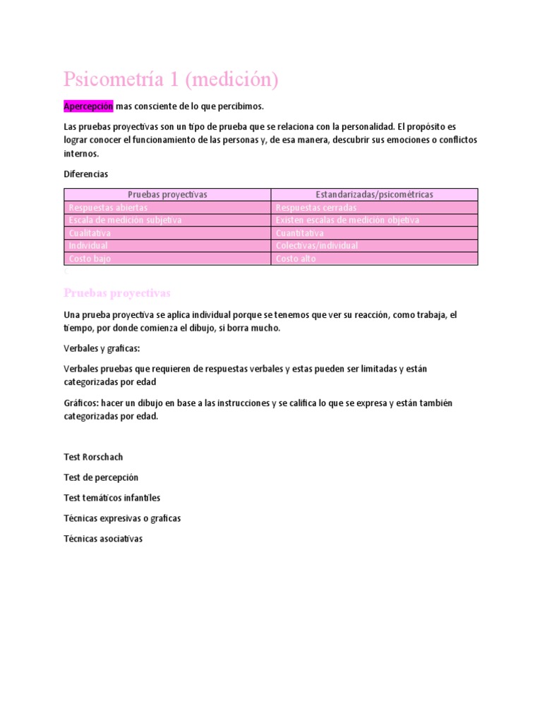 Psicometría 1 | PDF