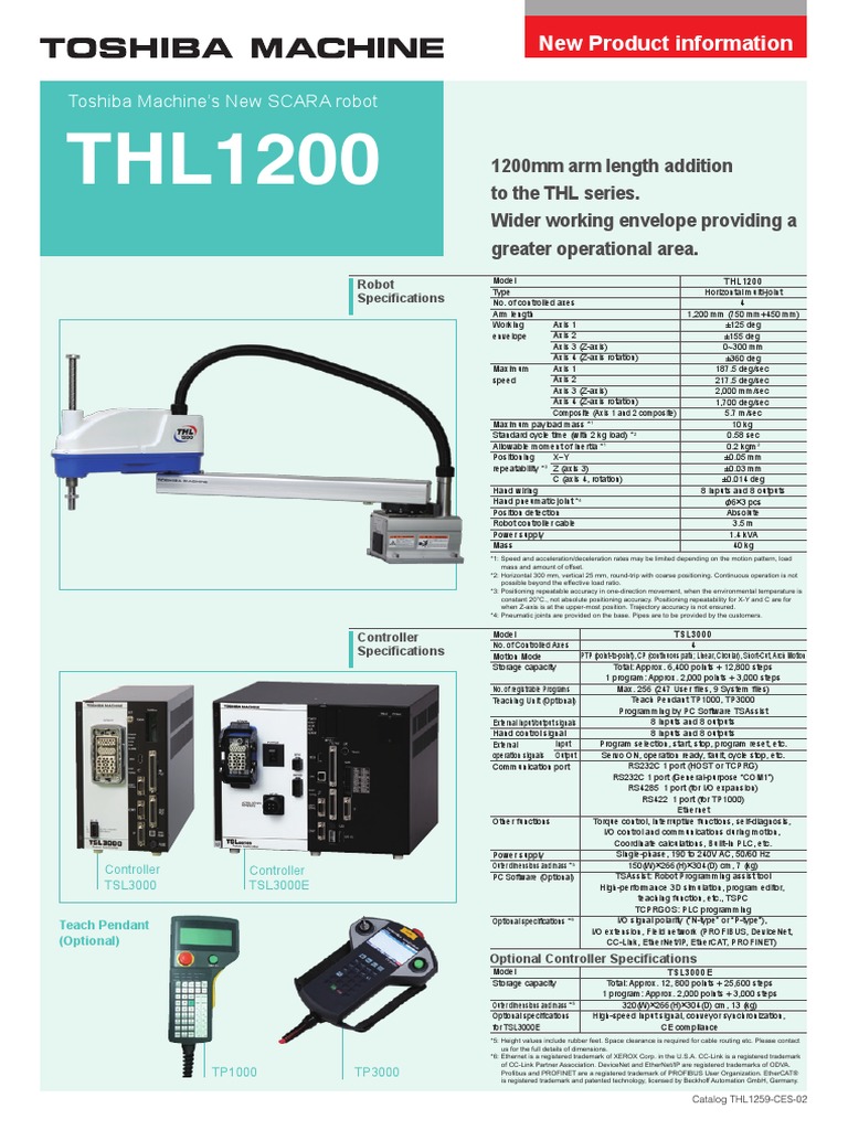 THL1200 en | PDF | Rotation | Cartesian Coordinate System