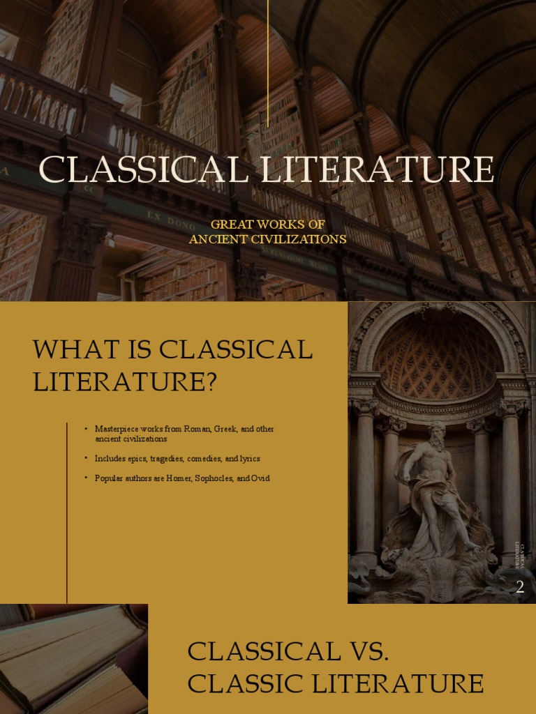 Classic Book Education Presentation Widescreen | PDF | Classics | Homer