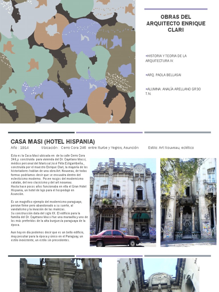 Obras Del Arquitecto Enrique Clari | PDF