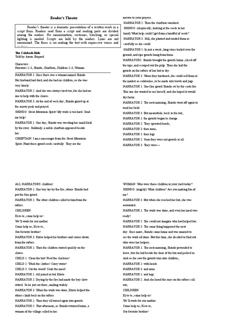 The Calabashi Kids | PDF