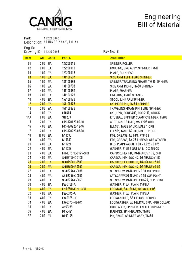 TM-80 Manual and Parts | PDF