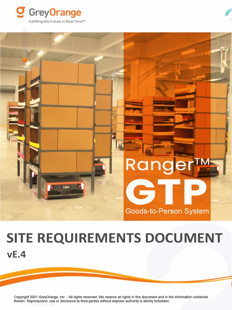 Site Requirements - Ranger GTP System_E.4 (002) | PDF