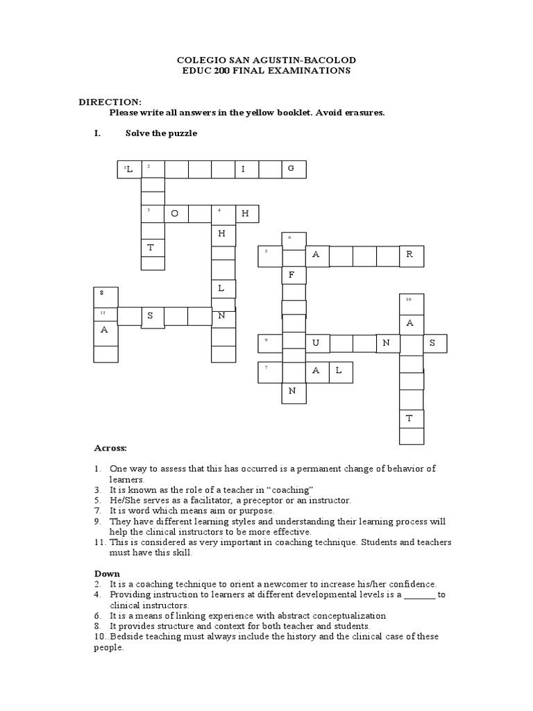 Educ 200 Final Examination | PDF | Learning | Teachers