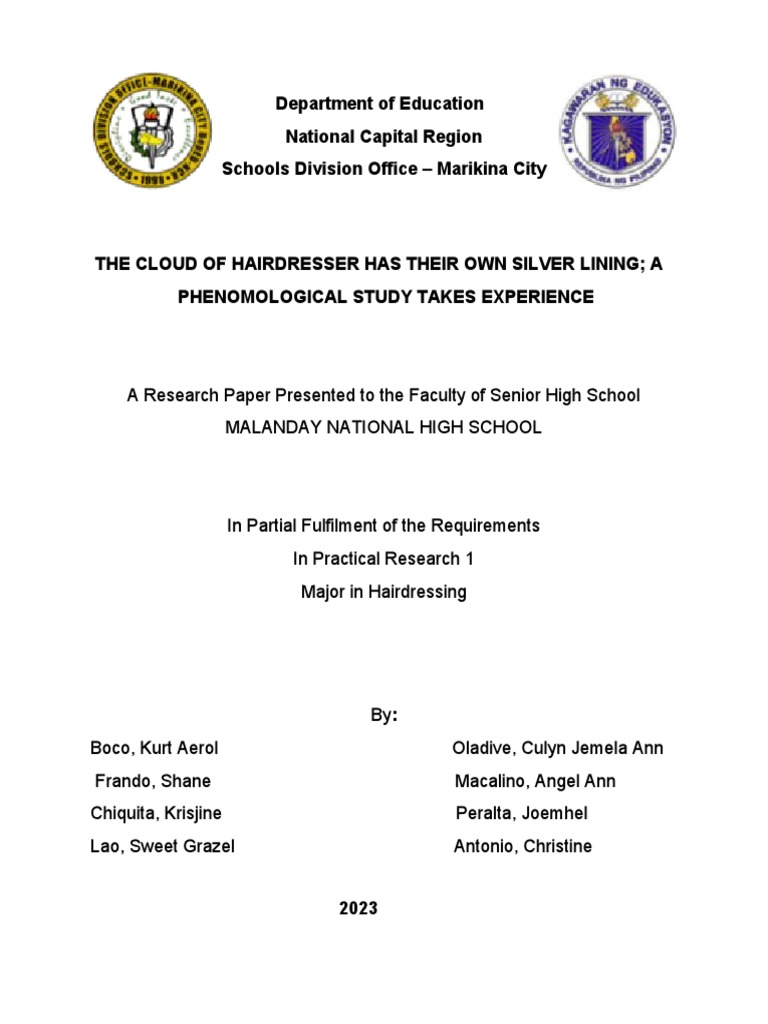 PR 1 HAIRDRESSING MAJOR Autosaved Autosaved Boco Group | PDF ...